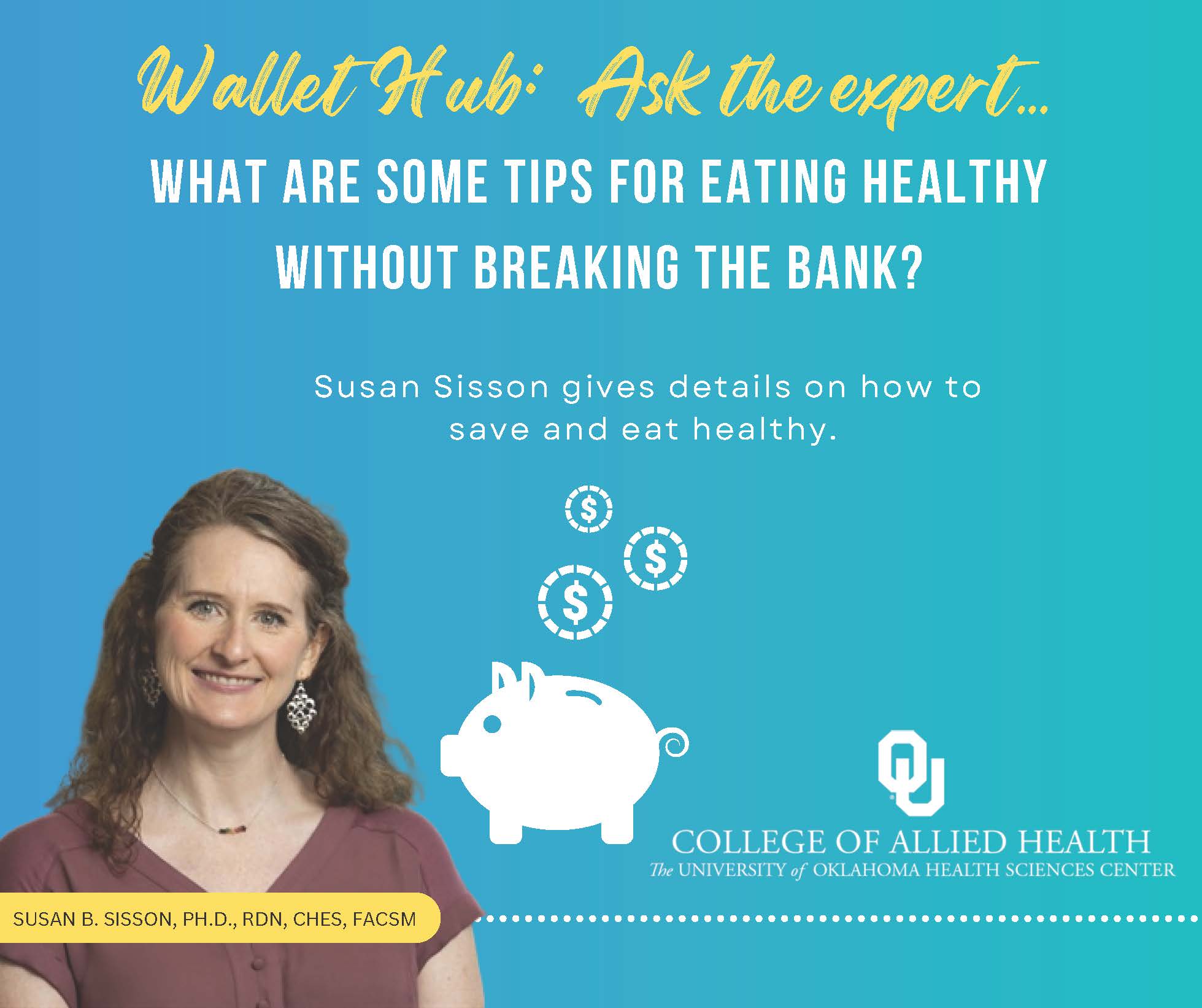 Dr. Susan Sisson Gives Details on How to Save and Eat...
